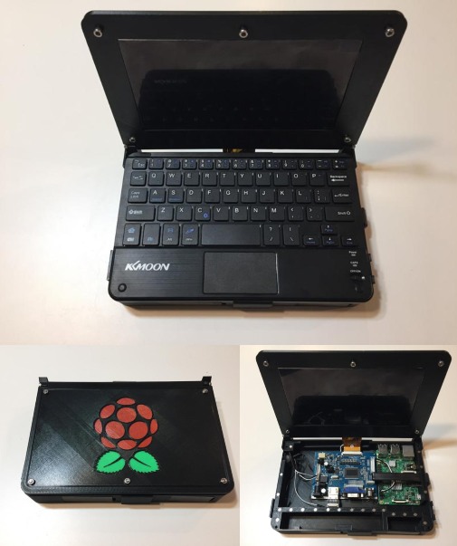 Yet Another Raspberry Pi Laptop with 3D Printed Case Yet Another Raspberry Pi Laptop with 3D Printed Case